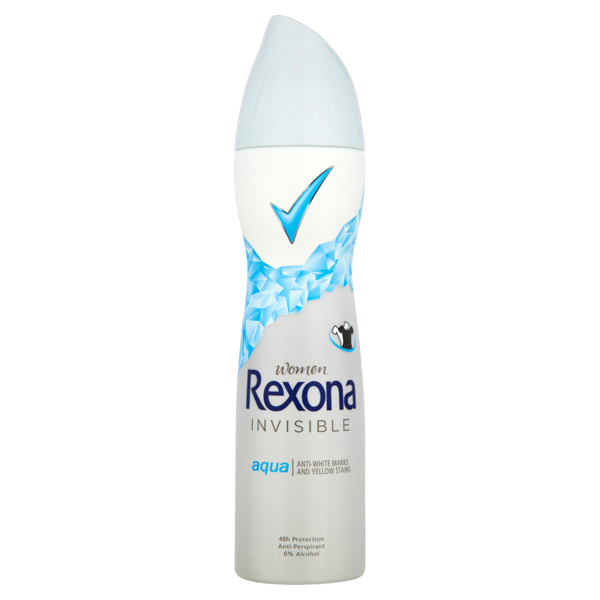 REXONA Women antyperspirant w aerozolu Invisible Aqua 150ml - sklep ...