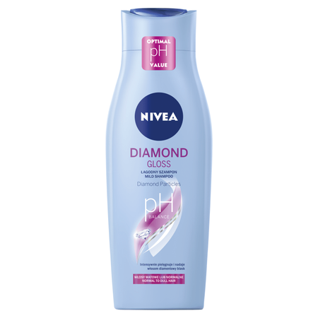 NIVEA Diamond Gloss Care szampon pielęgnujący 400ml - sklep Lavandin.pl